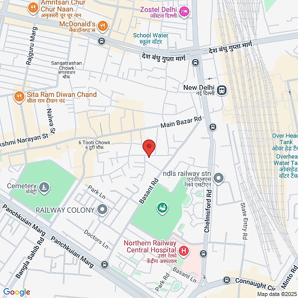 New Delhi Hotel Map New Delhi District Map