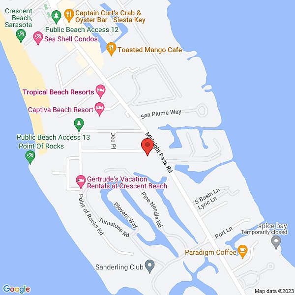 Siesta Key Crescent Beach Resort Map
