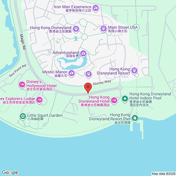 Hong Kong Hotel Map