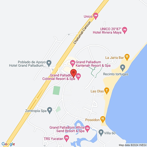Grand Palladium Palace Resort Map