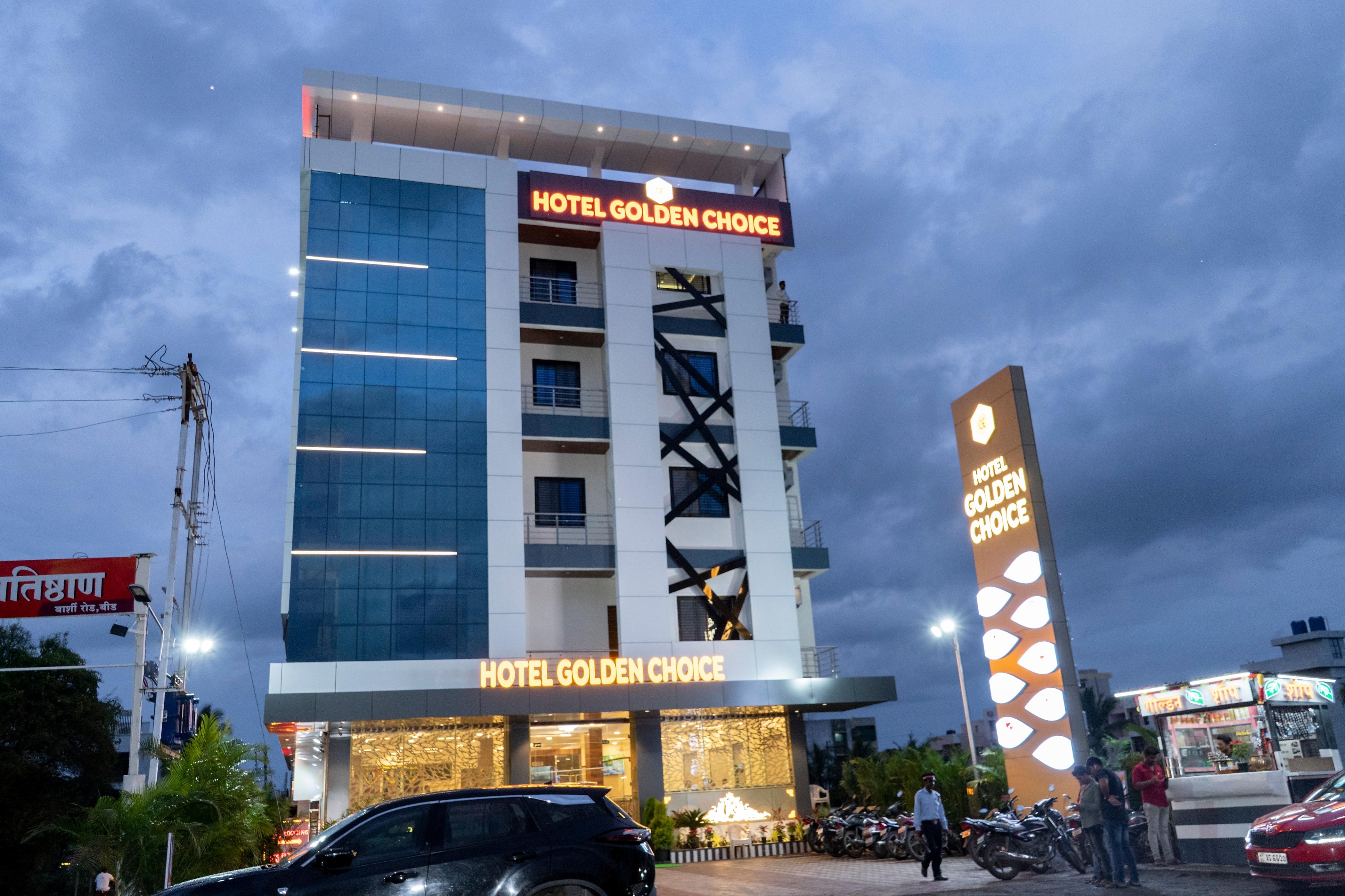 Hotel Golden Choice 𝗕𝗢𝗢𝗞 Beed Hotel