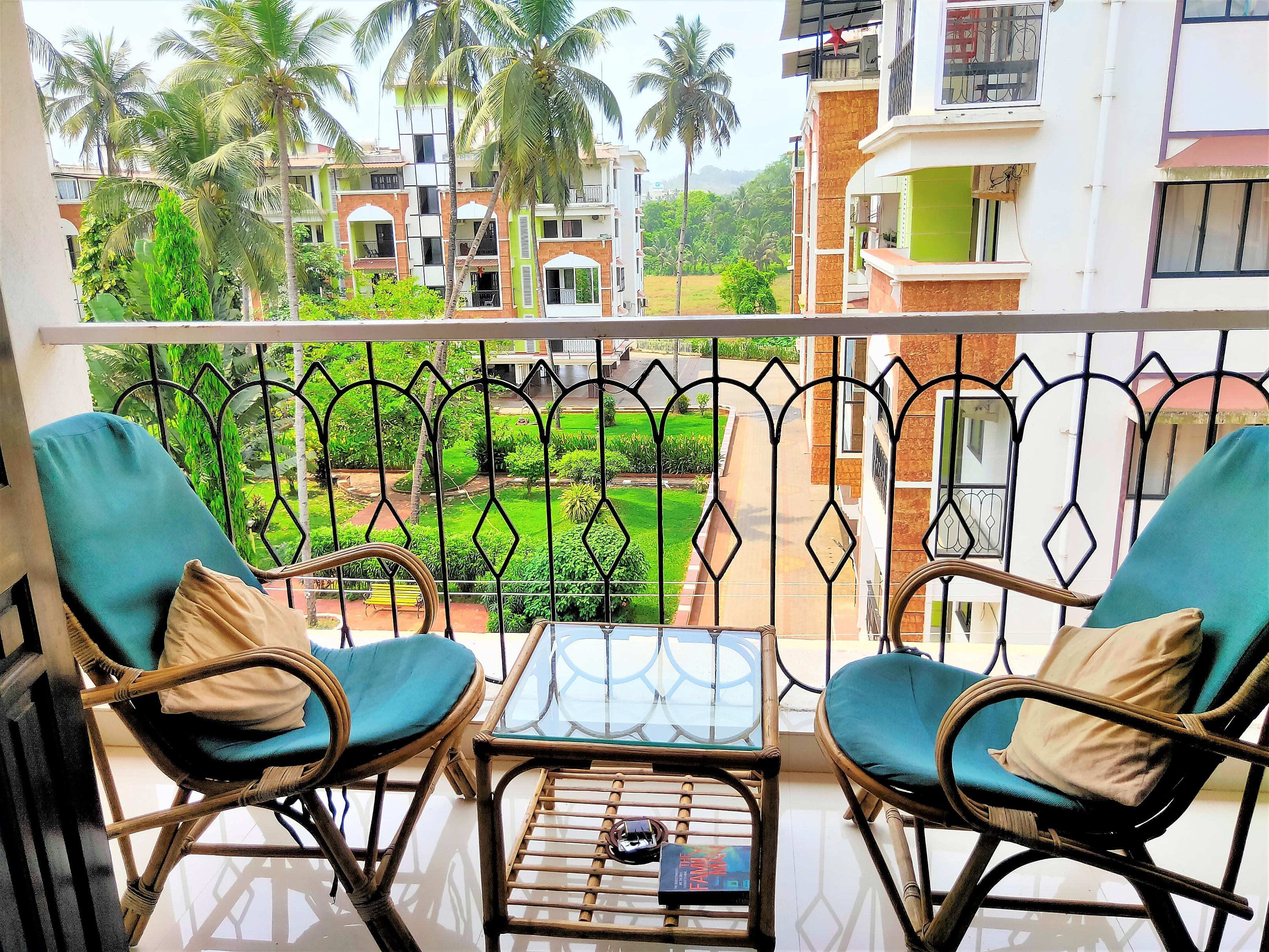 Spacious 1 BHK Sukoon Homes 𝗕𝗢𝗢𝗞 Goa Homestay