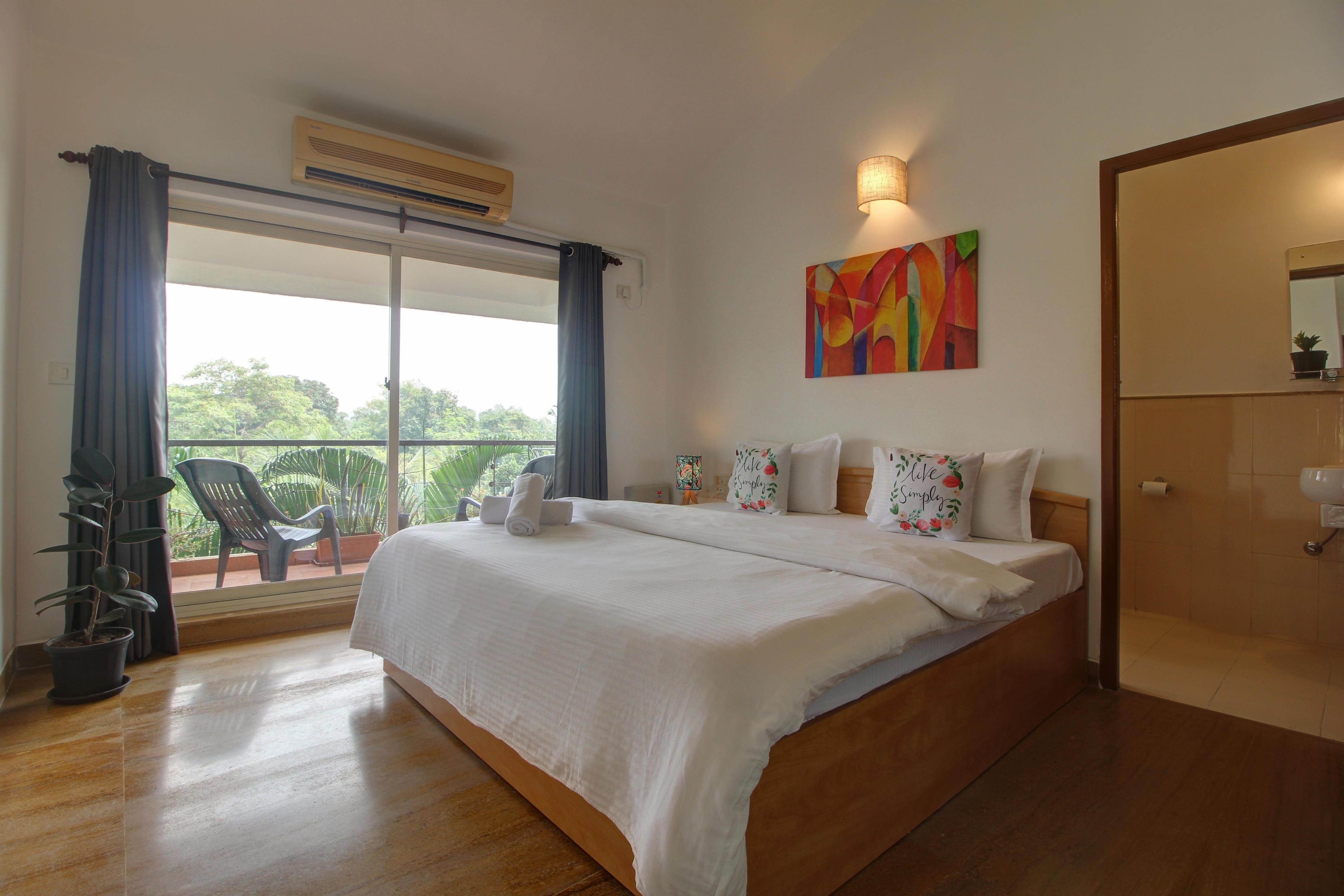 Periwinkle Sunshine 2BHK Apt Anjuna N Assagao 𝗕𝗢𝗢𝗞 Goa Apartment