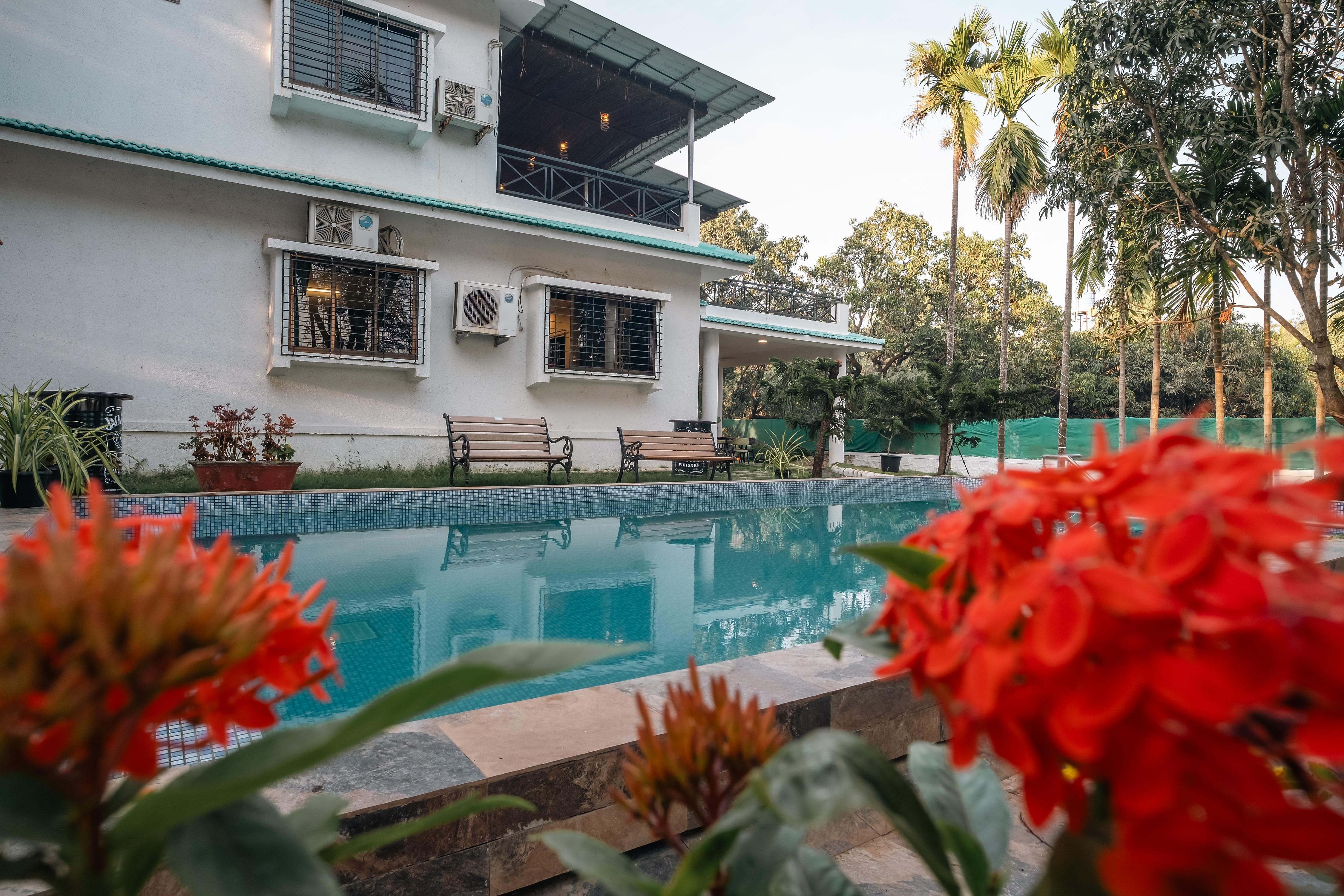 Wildwood Retreat Awas Beach 𝗕𝗢𝗢𝗞 Alibaug Villa