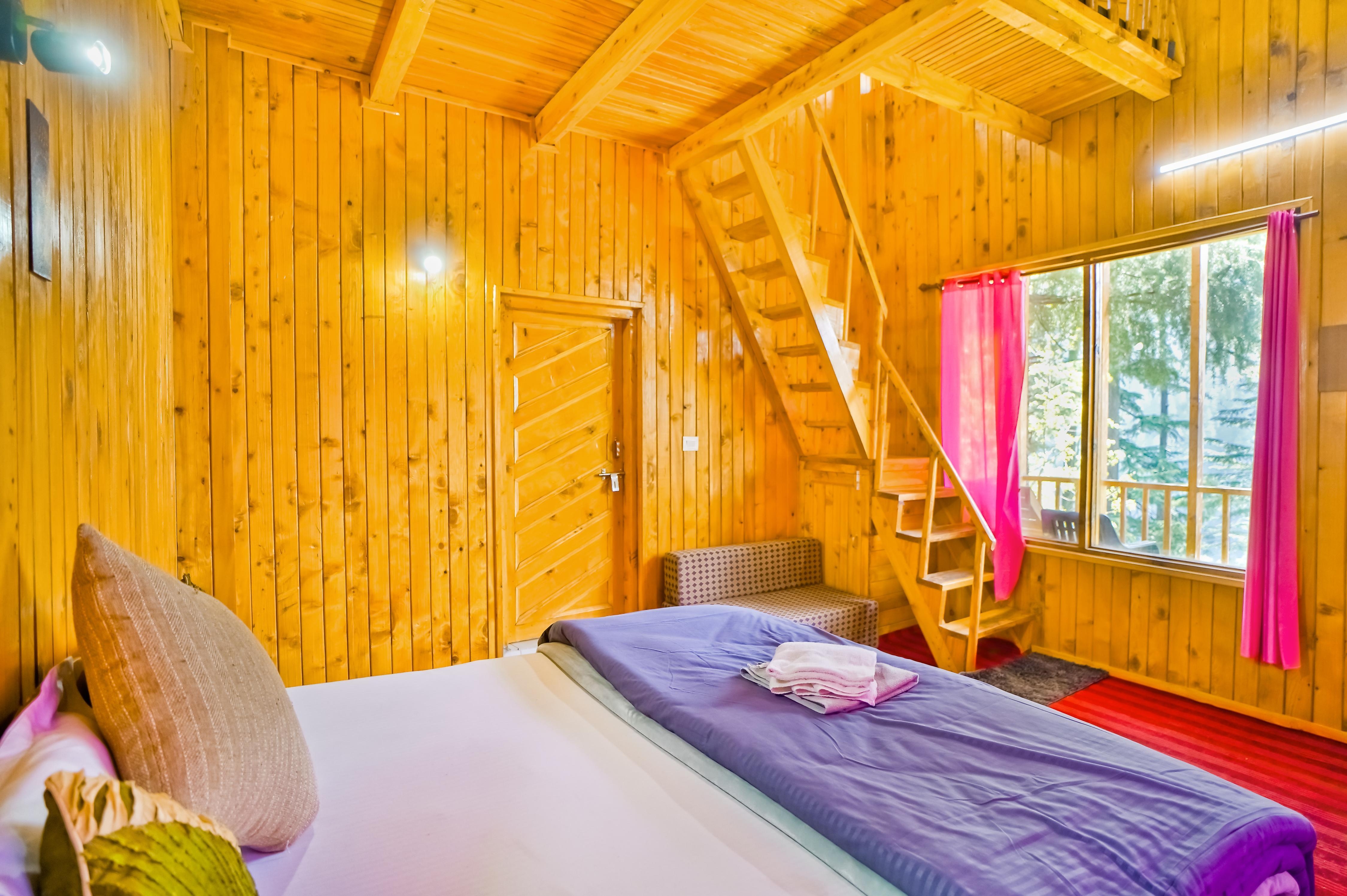 Moksha Wilderness Tree House 𝗕𝗢𝗢𝗞 Jibhi Tree house