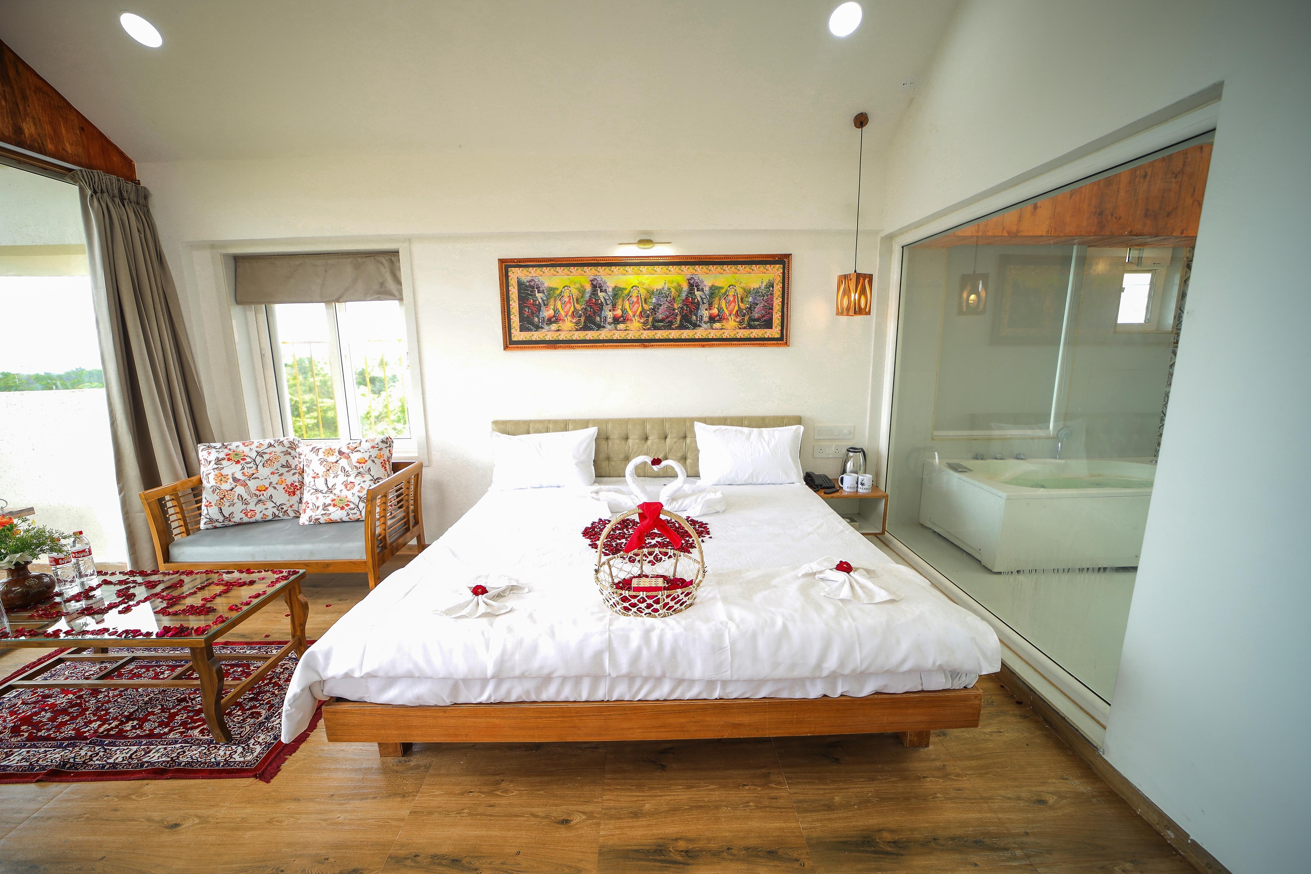 Rooms of Eshi Resorts - Resort in Rajgurunagar